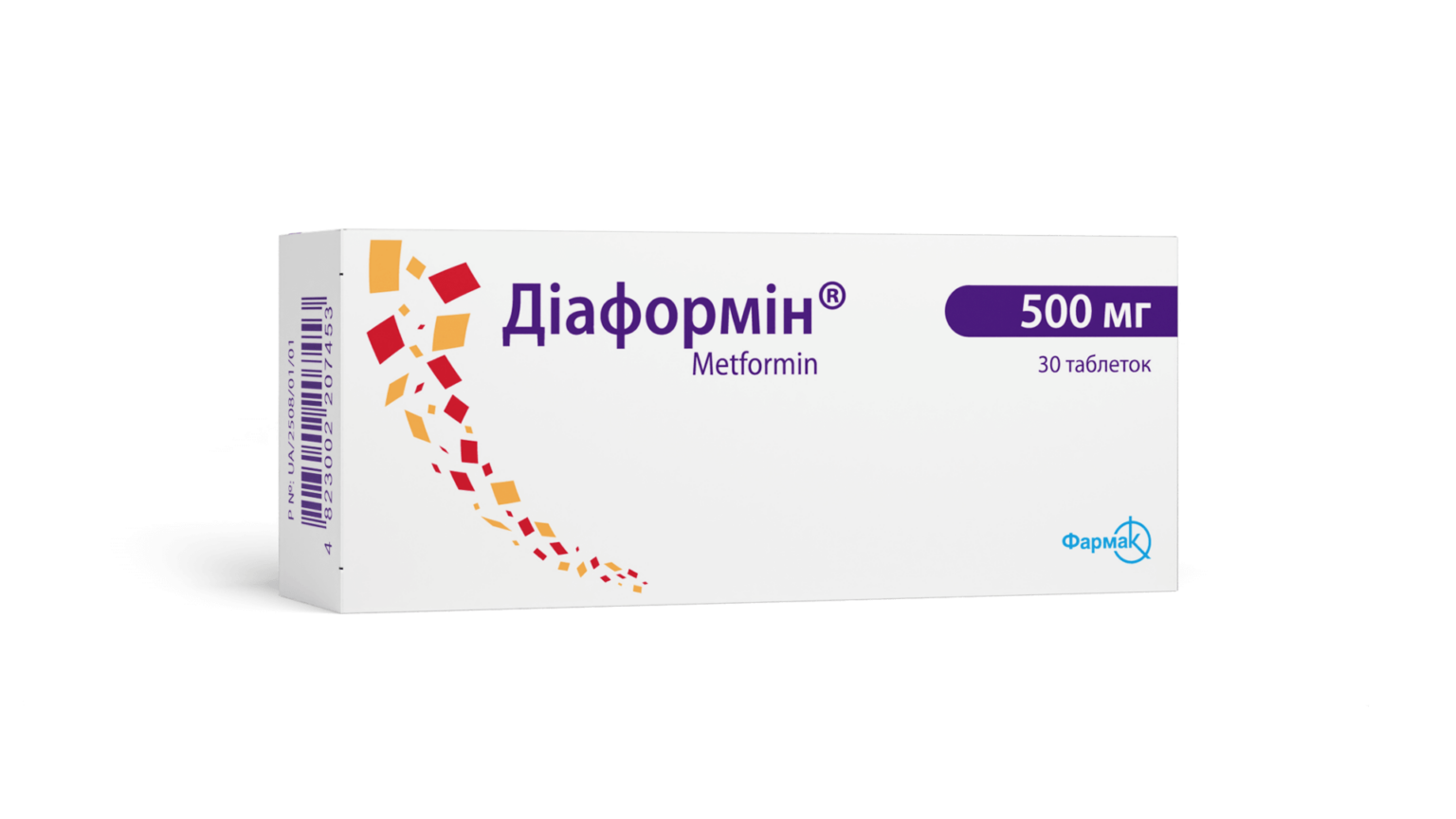 Діаформін 500 мг — інструкція до застосування лікарського засобу