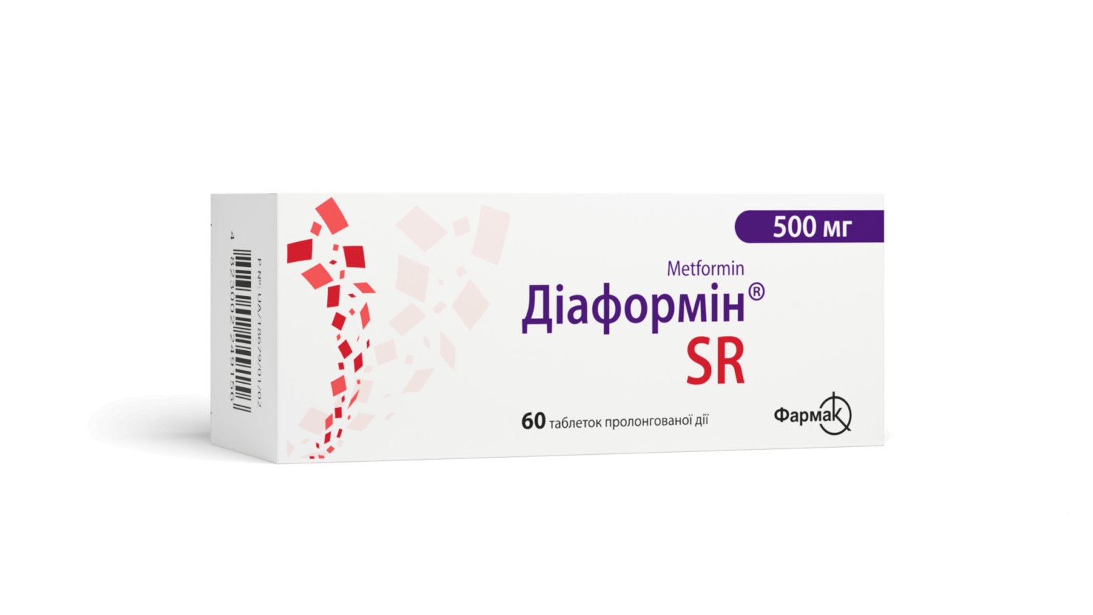 Діаформін 500 мг — інструкція до застосування лікарського засобу
